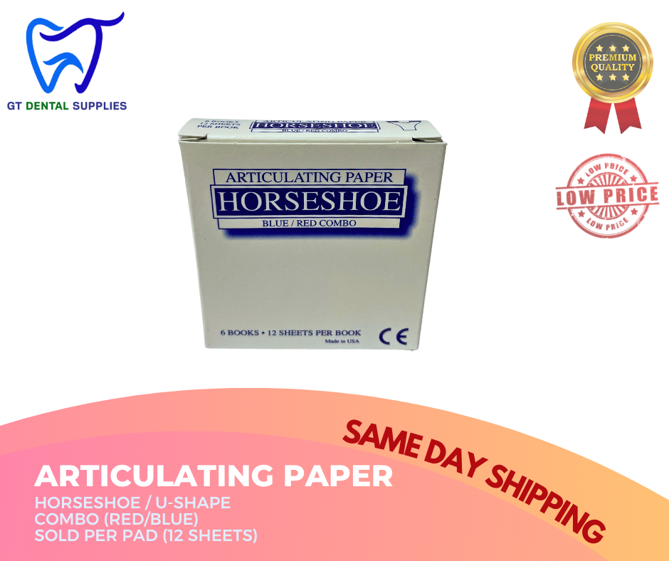 Articulating Paper U-Shape High-Quality Dental Occlusion Testing Paper ...